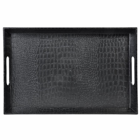 Tava servire, 38 x 25 x 2 cm, Negru - eMAG.ro