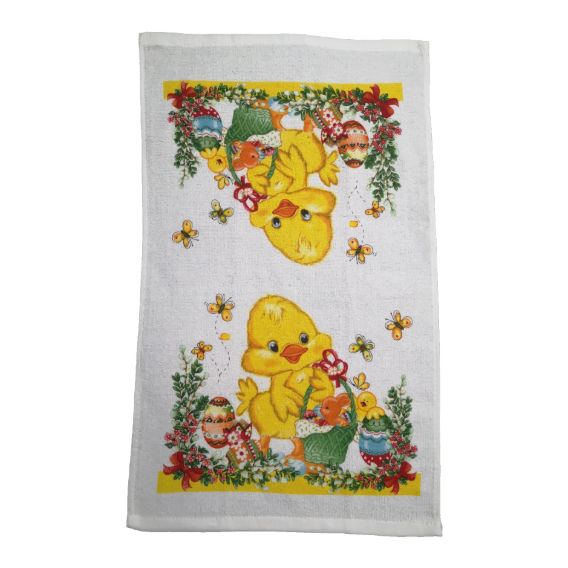 Prosop bucatarie, bumbac, de Paste, ratusca, 35x60 cm - eMAG.ro