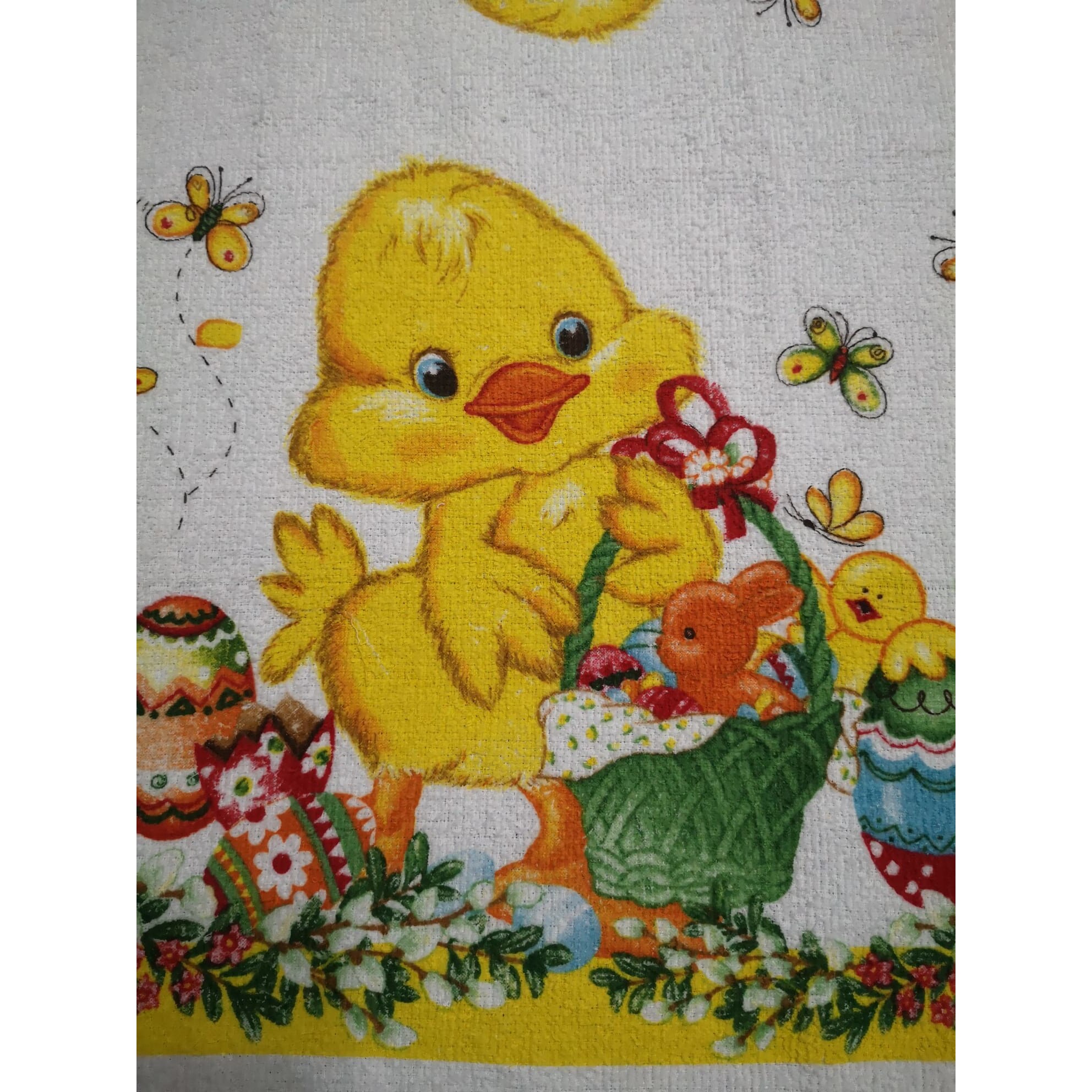 Prosop bucatarie, bumbac, de Paste, ratusca, 35x60 cm - eMAG.ro