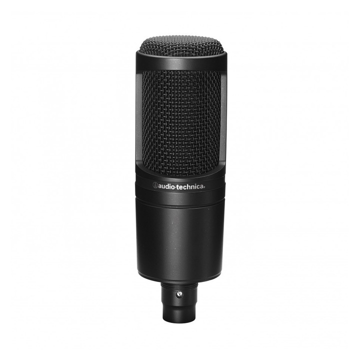 Microfon de studio condenser cardioid Audio Technica AT2020 - eMAG.ro