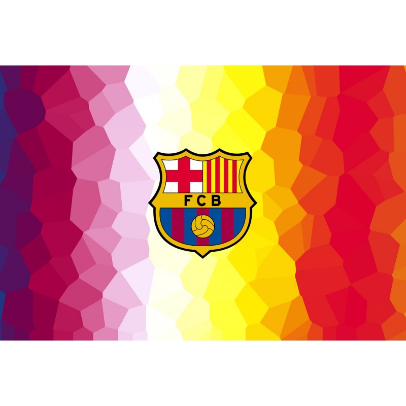 Poster FCB Logo, 61x90cm, Multicolor - eMAG.ro