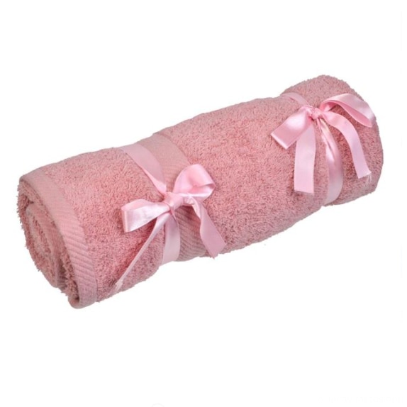Set 4 prosoape bumbac, roz, 90x50 cm - eMAG.ro