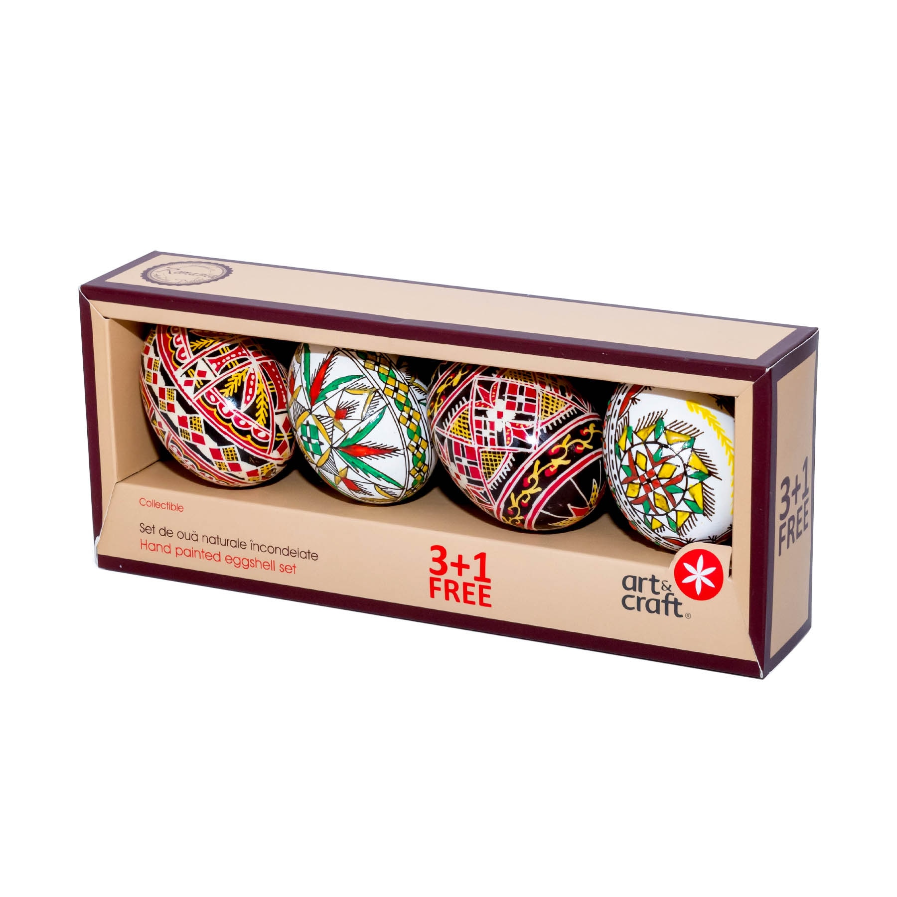 Set Oua incondeiate - Motiv vegetal - eMAG.ro