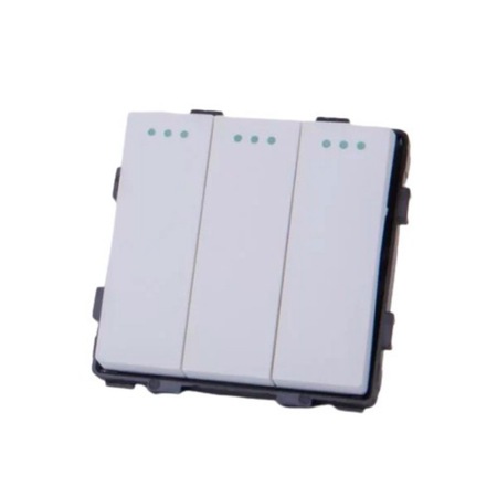 Intrerupator triplu cap-scara alb 2M 10A - eMAG.ro