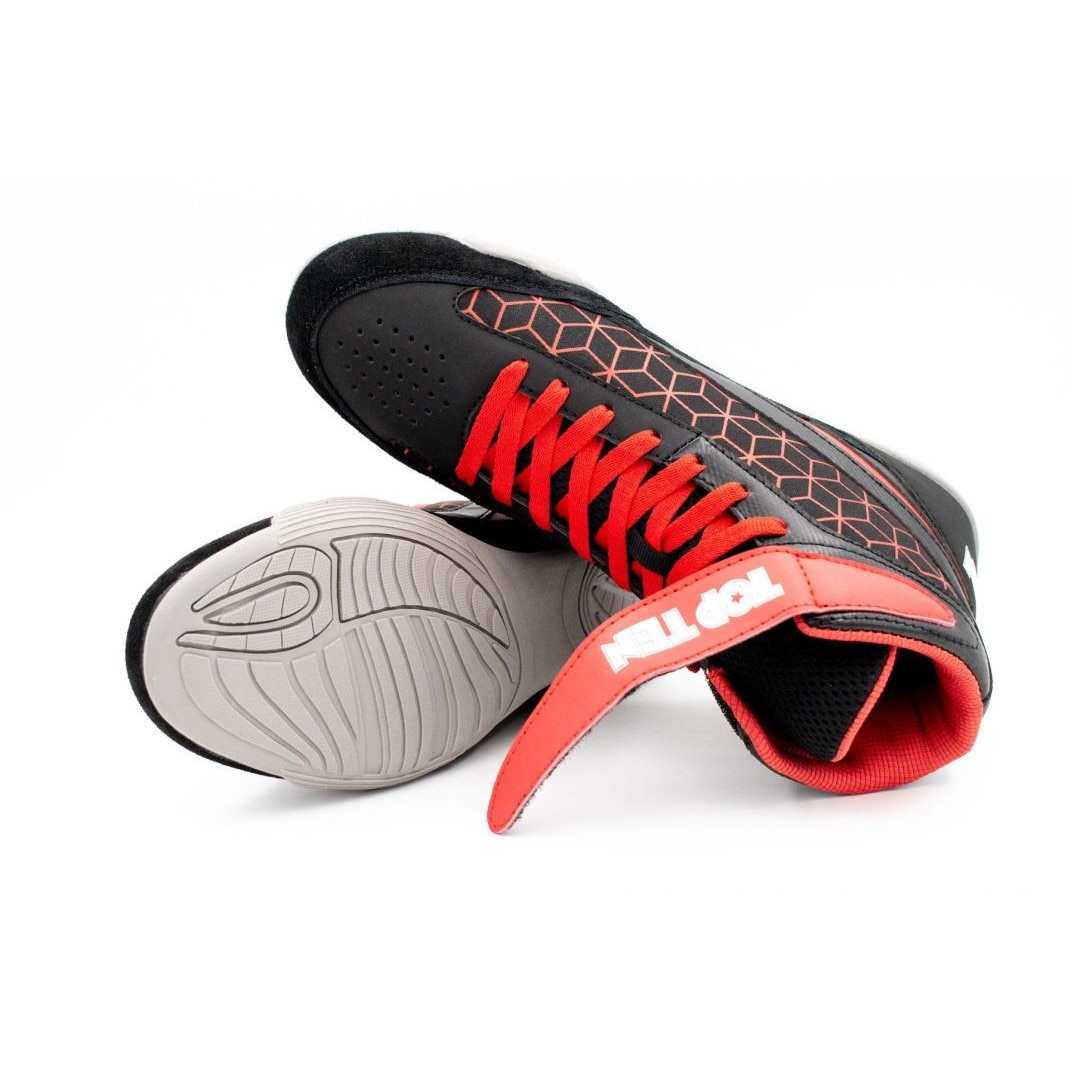 Ghete box "ShortCut" Negru/Rosu 46 EU - eMAG.ro