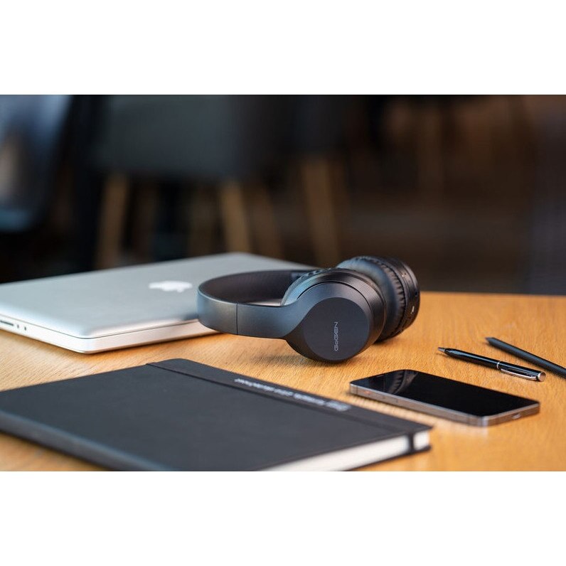 Casti audio fara fir GoGEN HBTM 43B, Bluetooth 5.0, microfon, culoare ...