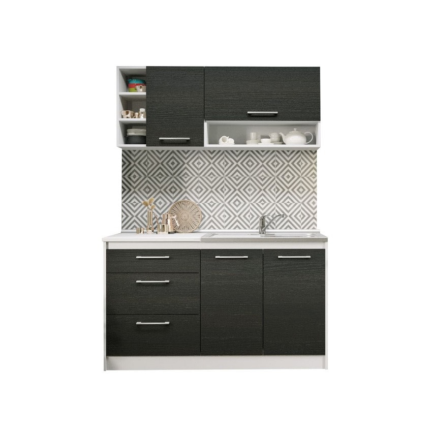 Set Bucatarie Mina,140cm, c07, culoare/AlbFerara, Pal melaminat 16mm ...