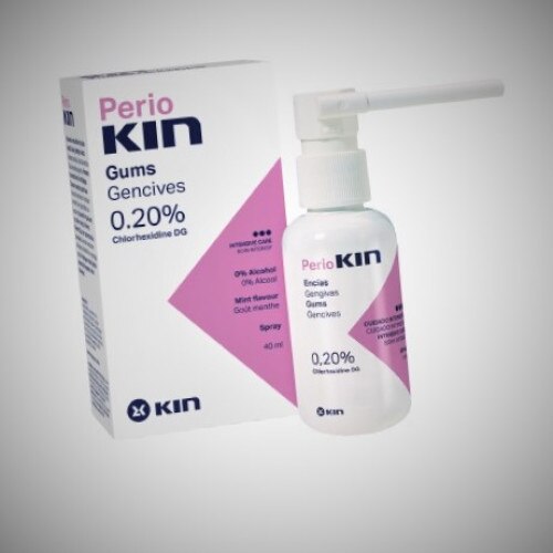 Spray pentru ingrijire orala intensiva, Perio-Kin Clorhexidina 0,2%, 40 ...