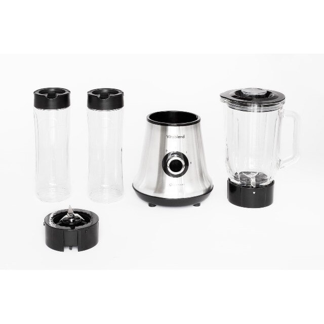 Blender Rohnson R539, 450W, cana sticla 1L, 2 viteze, functie pulse,led ...