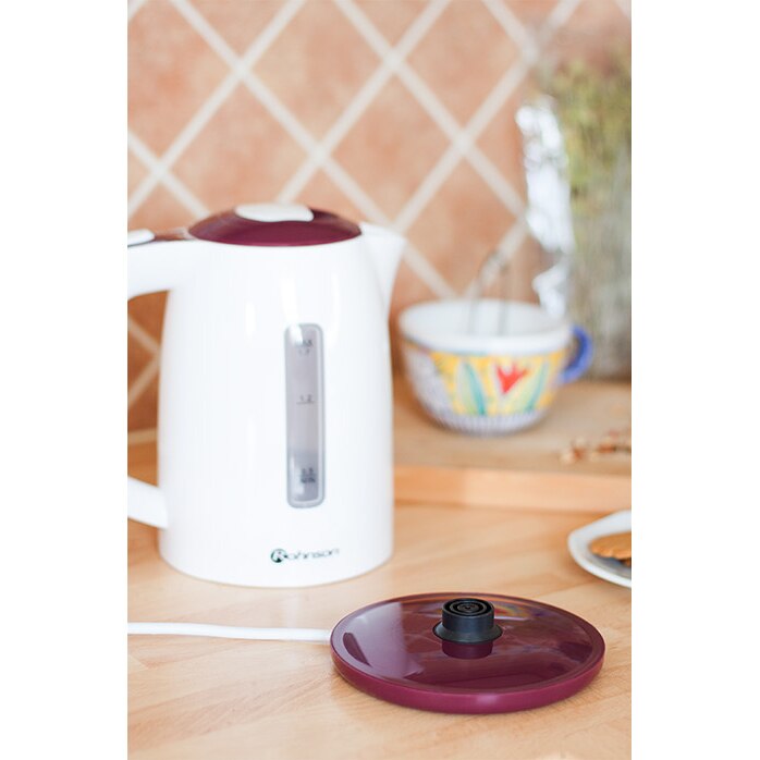 Fierbator Rohnson R769, 2200W, 1.7l, Filtru detasabil, baza 360°, Alb ...