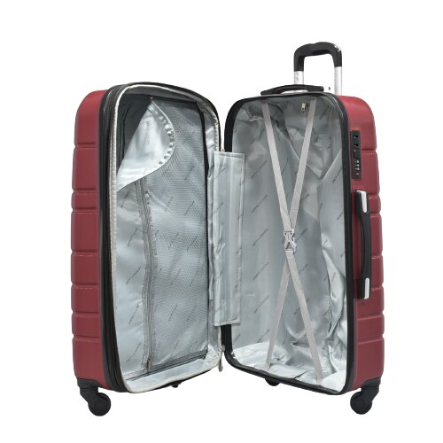 Set trolere, Perfect line, ABS, 80/31/52 cm, Bordeaux - eMAG.ro