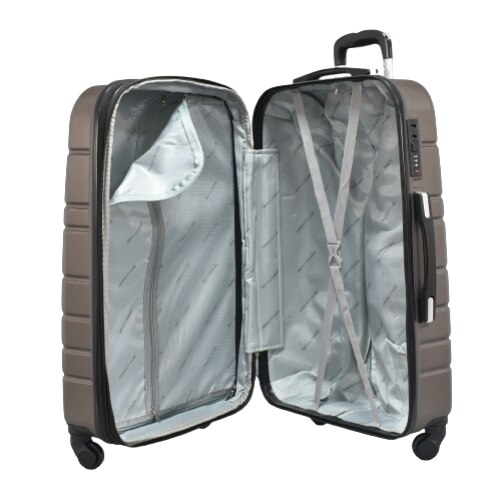 Set trolere, Perfect line, ABS, 80/31/52 cm, Maro - eMAG.ro