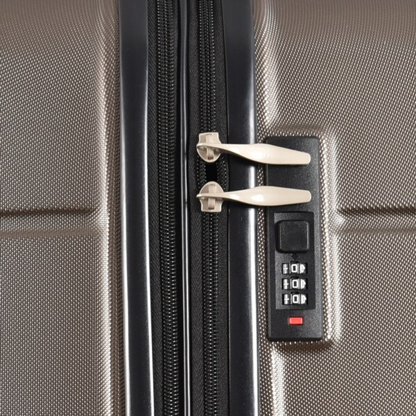 Set trolere, Perfect line, ABS, 80/31/52 cm, Maro - eMAG.ro