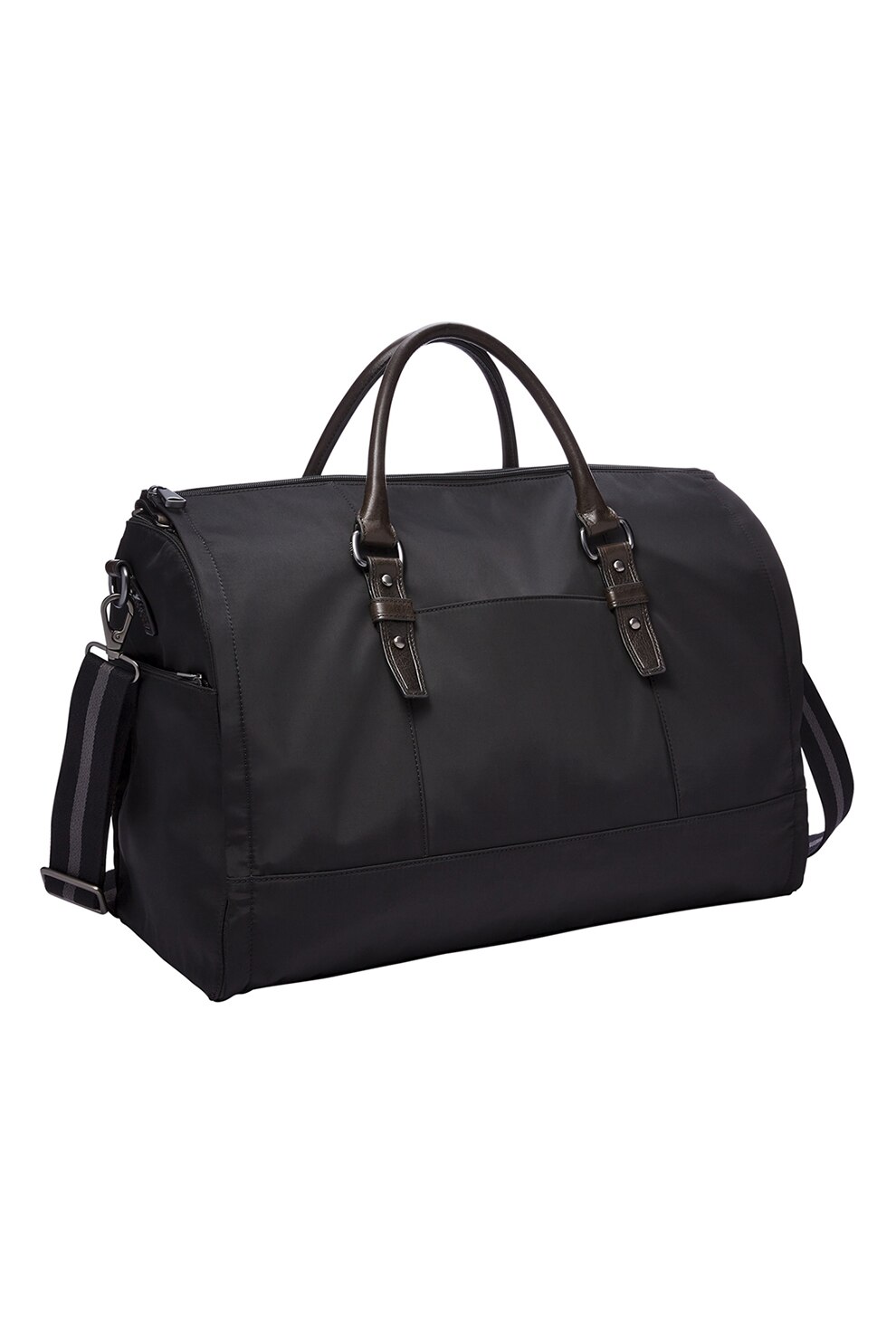 Fossil, Geanta duffle cu detaliu logo Dillon, Negru - eMAG.ro