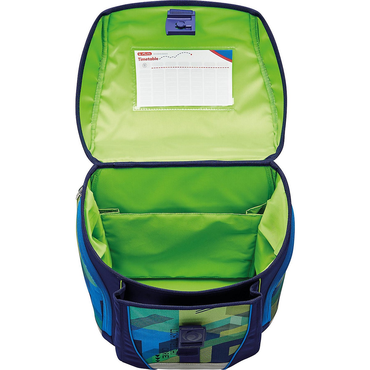 Ученическа раница Herlitz FiloLight Plus Green Goal, 16 литра, Синьо ...