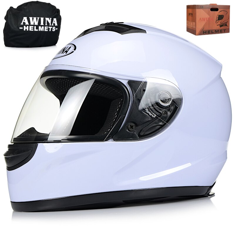 Casca moto, Awina, ABS, Alb, XS (53-54) cm - eMAG.ro