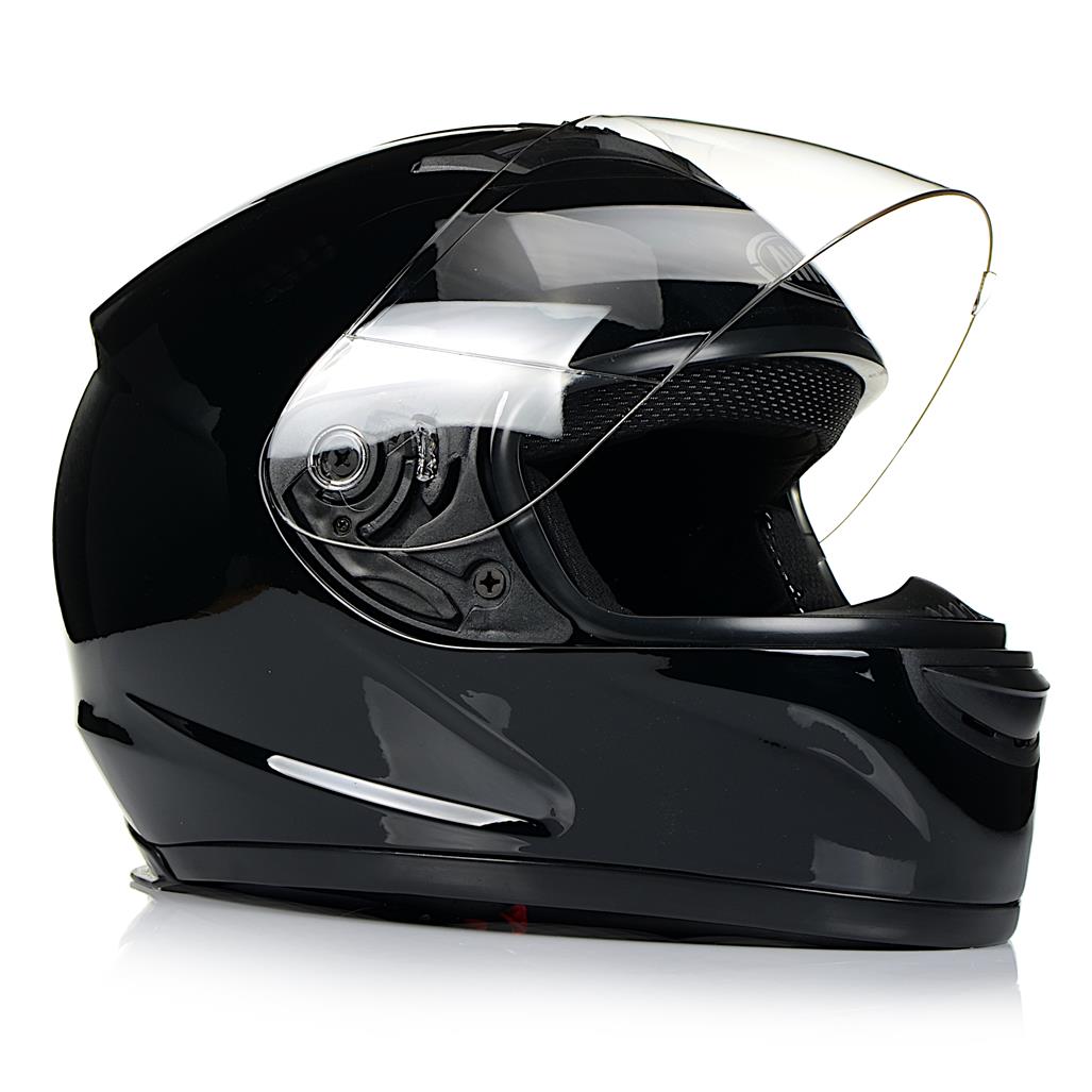 Casca moto, Awina, ABS, Negru, L (59-60) cm - eMAG.ro