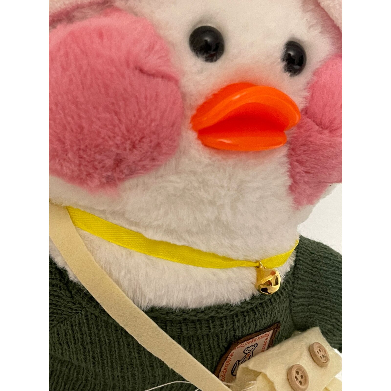 Jucarie Mascota Ratusca Lalafanfan, cu accesorii, 30 cm, din plus - alb ...