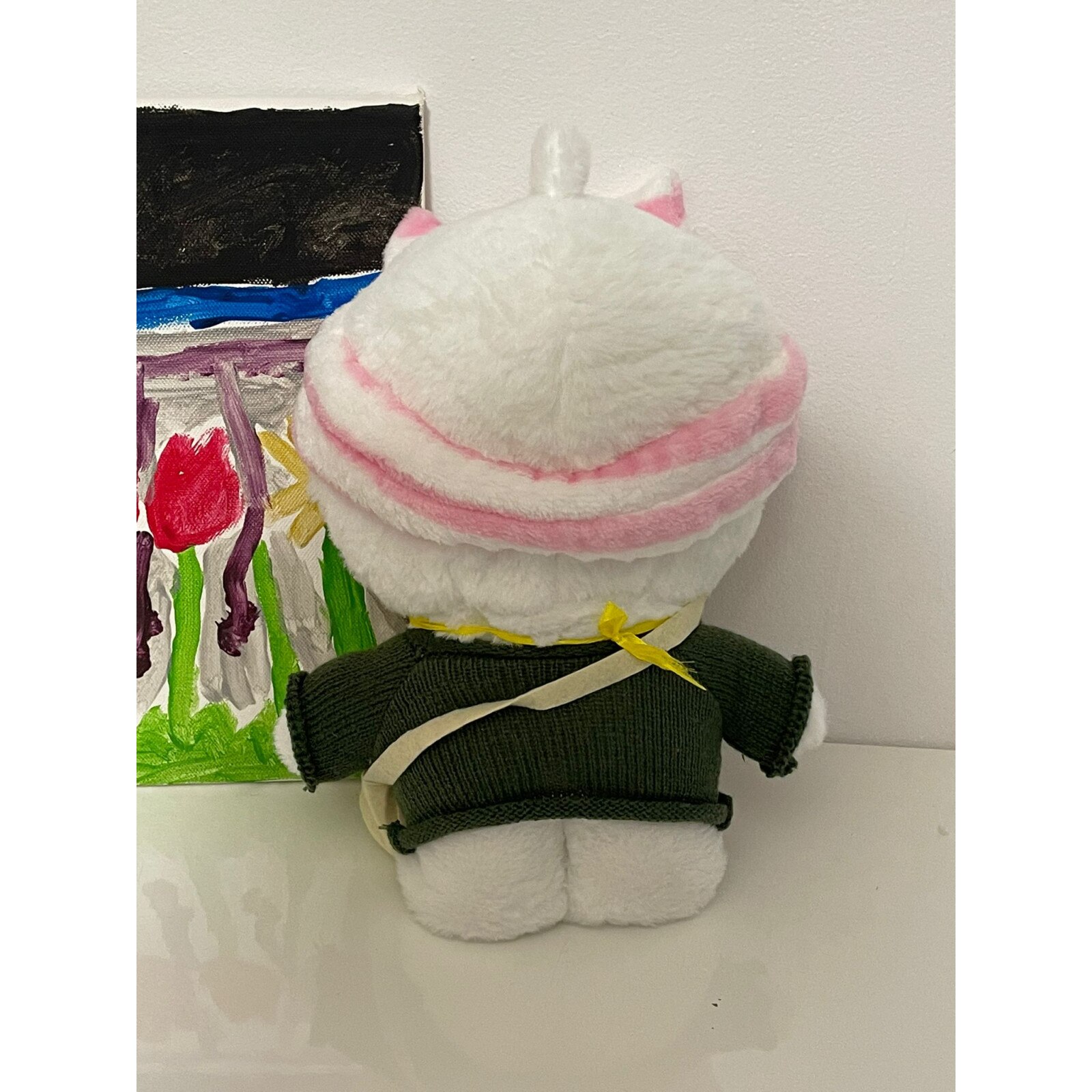 Jucarie Mascota Ratusca Lalafanfan, cu accesorii, 30 cm, din plus - alb ...