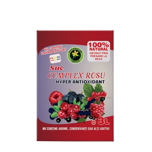 Suc complex rosu, 3 l, Hypericum Impex - eMAG.ro