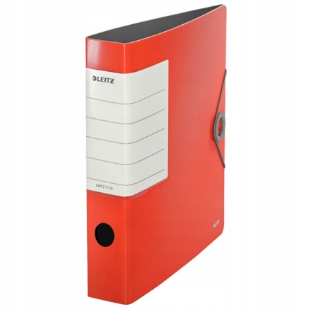 Dosar cu clip A4, Leitz, Plastic 65 mm, Rosu - eMAG.ro