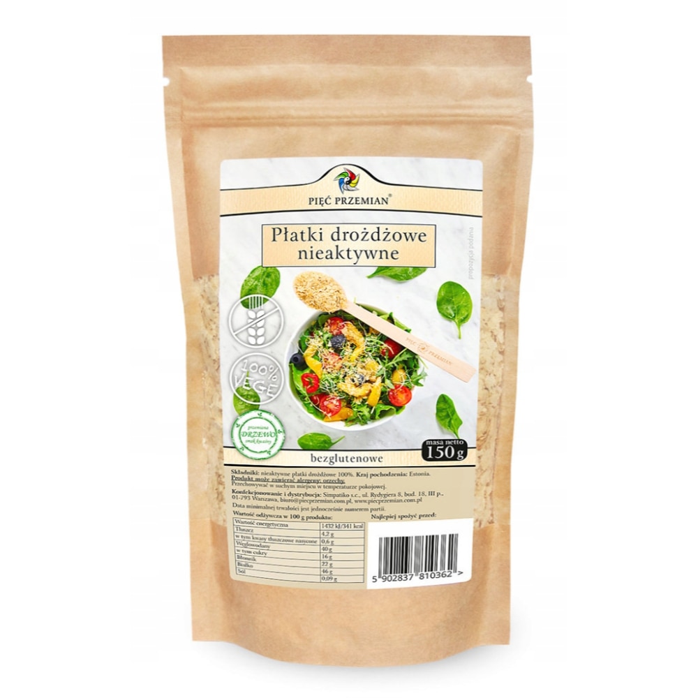 Fulgi de drojdie inactiva, Fara gluten, 150 g - eMAG.ro