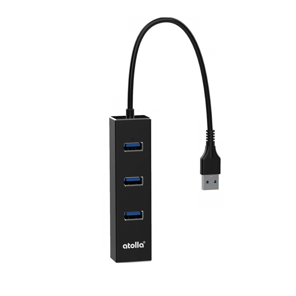 Hub adaptor, Atolla, USB 3.0/Ethernet RJ45, Compatibilitate multipla ...