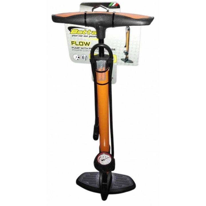 Pompa Auto cu Manometru Bottari Flow - eMAG.ro