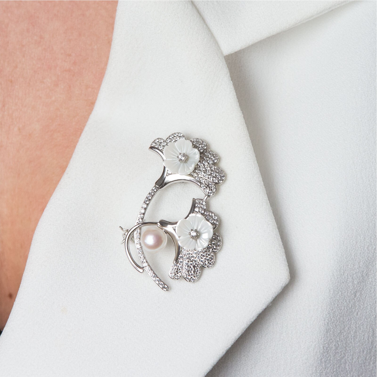 Brosa Argint Irene - eMAG.ro