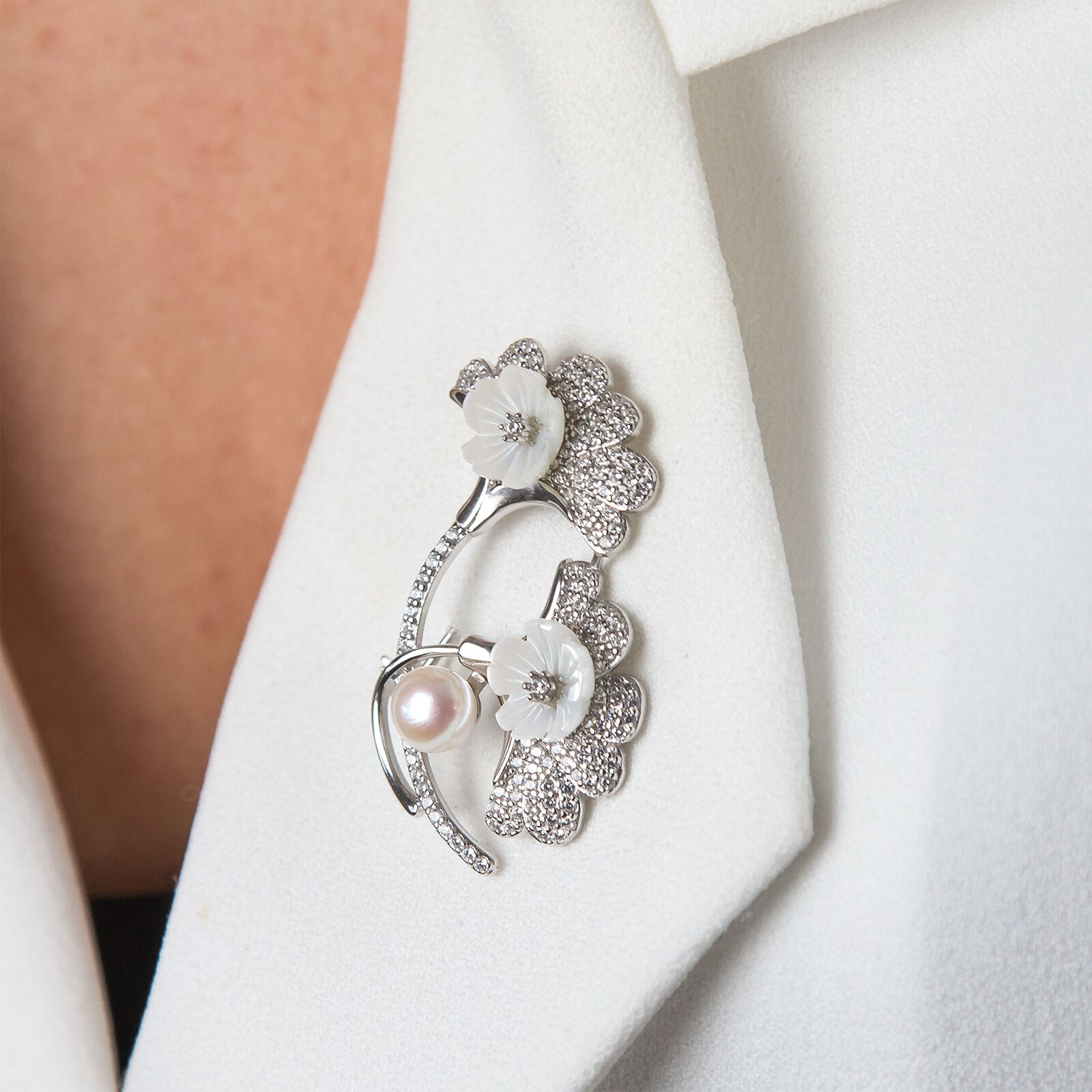 Brosa Argint Irene - eMAG.ro