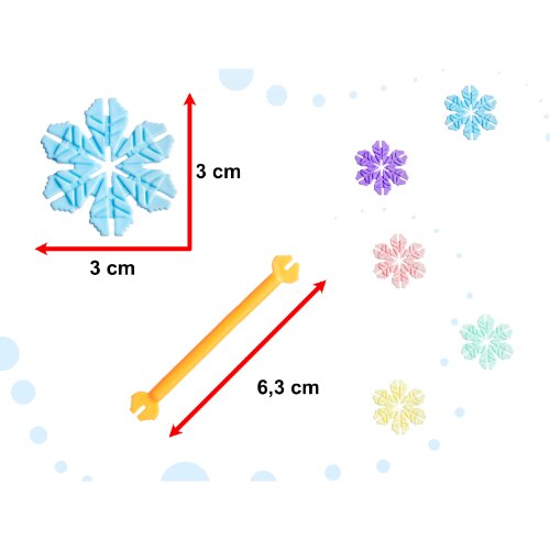 Set de constructie pentru copii, 240 piese, Plastic, Flori, +3 ani ...