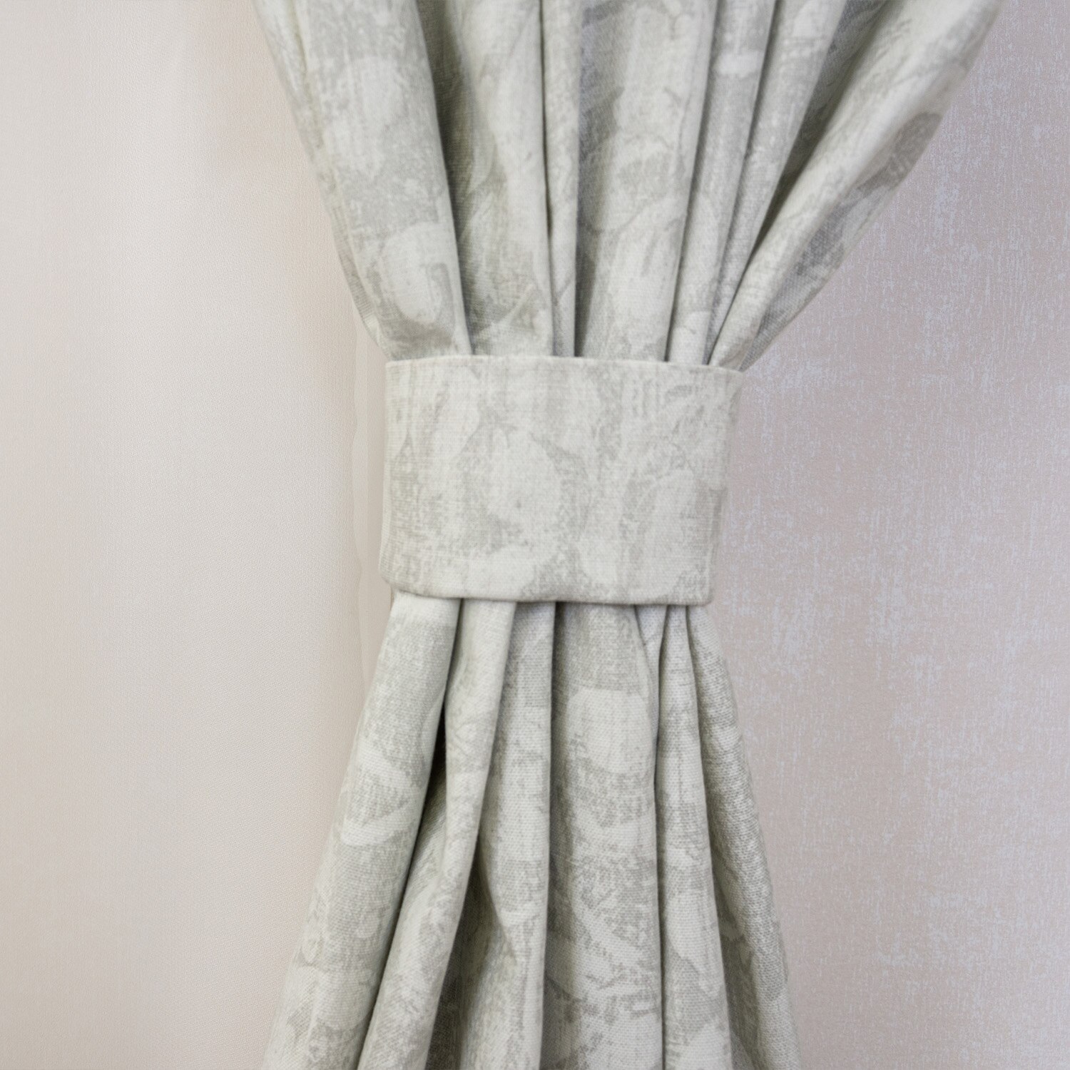 Set 5 piese draperii scurte Nostalgie Garden Shadow bumbac gri ...