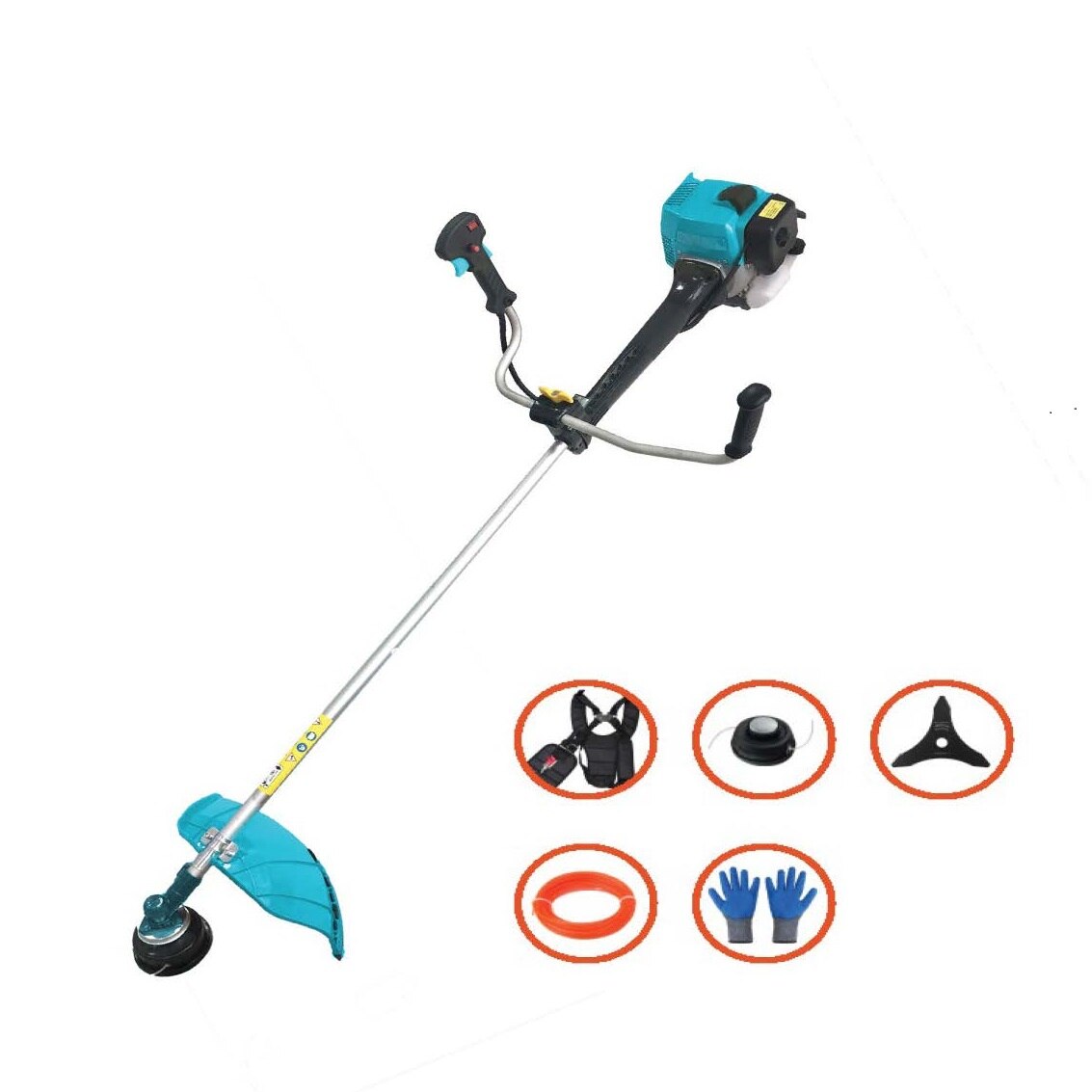 Motocoasa pe benzina BLADE UM-RXA5200, 3CP, 52cc, complet accesorizata ...