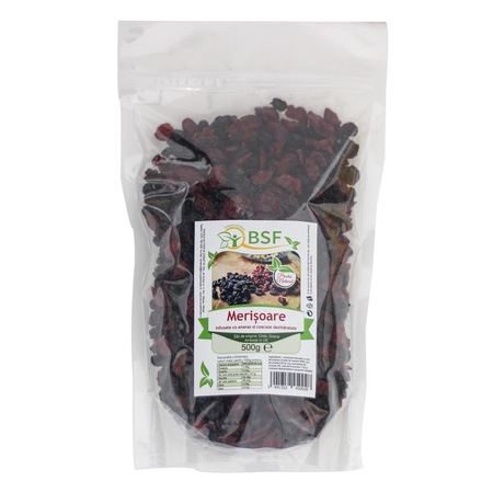 Merisoare infuzate cu suc ananas si stafide de corint deshidratate 500g ...