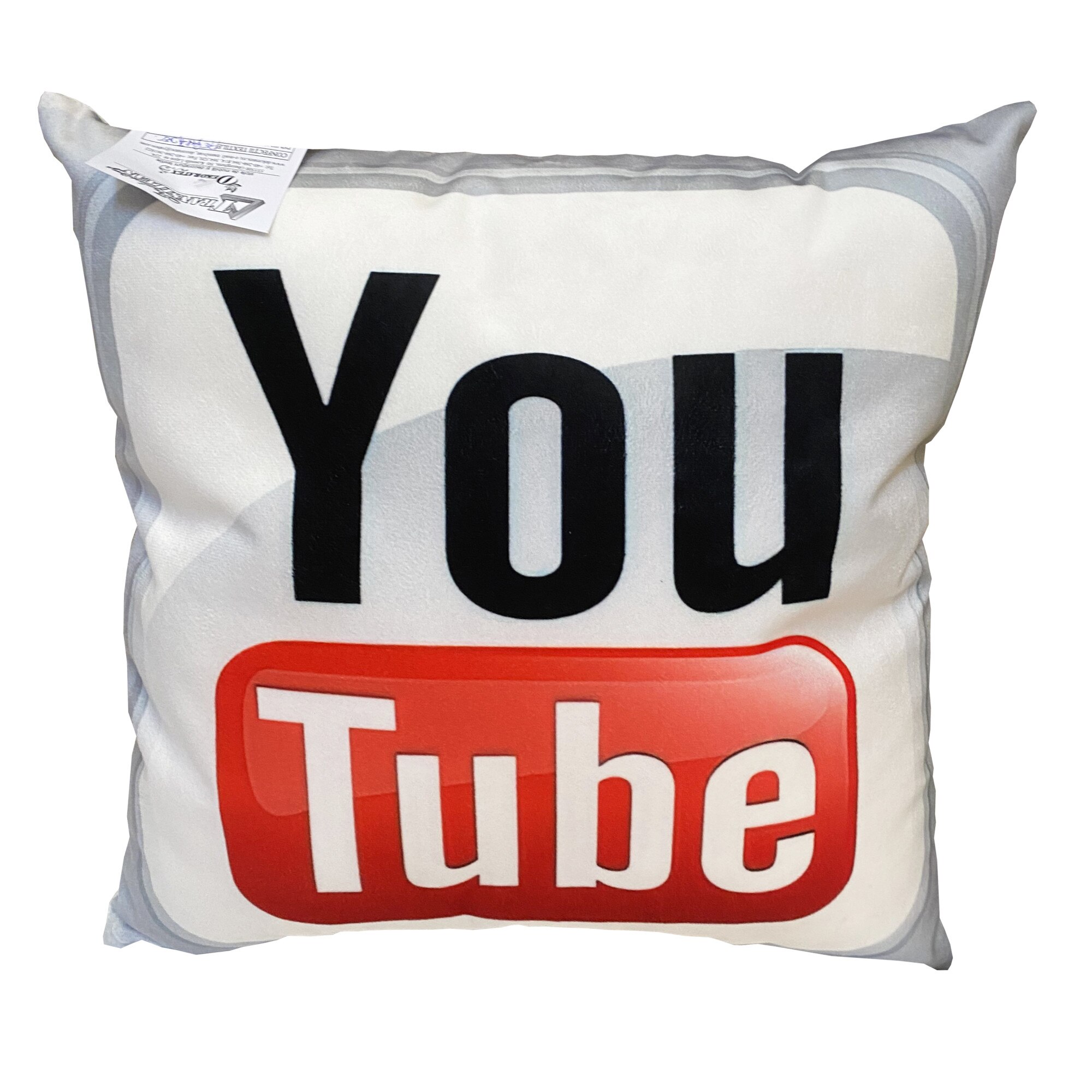 YT kétoldalas díszpárna, nyomtatott plüss, 40 x 40 cm - eMAG.hu