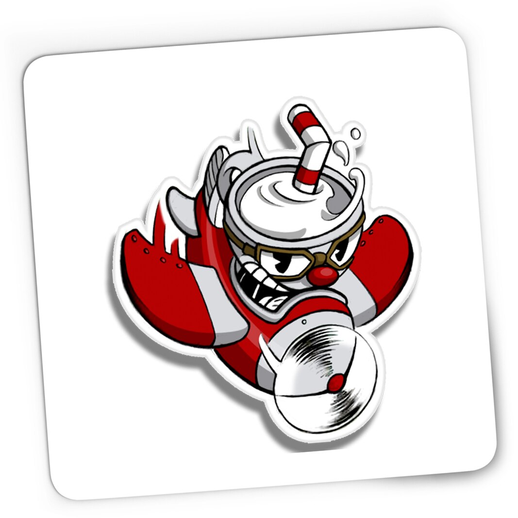 Mousepad Gaming Cuphead Pilot Avion Fan Art Anime, 21x19 cm - eMAG.ro