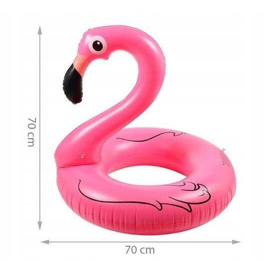 Colac gonflabil inot, Zola, in forma de flamingo, 70x70 cm - eMAG.ro