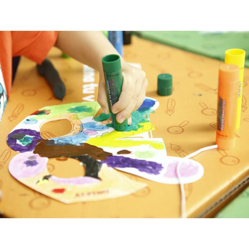 Set 6 creioane groase, Zola, fluorescente, diferite culori intense ...