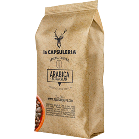Cafea boabe Arabica Cremoso, Arabica 100%, 6 x1 KG, La Capsuleria - eMAG.ro