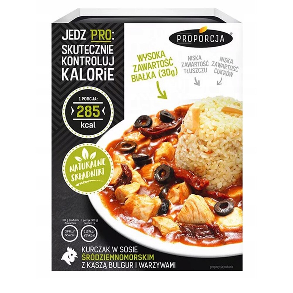 Bulgur cu pui si legume in sos mediteranean Proporcja, 300g - eMAG.ro