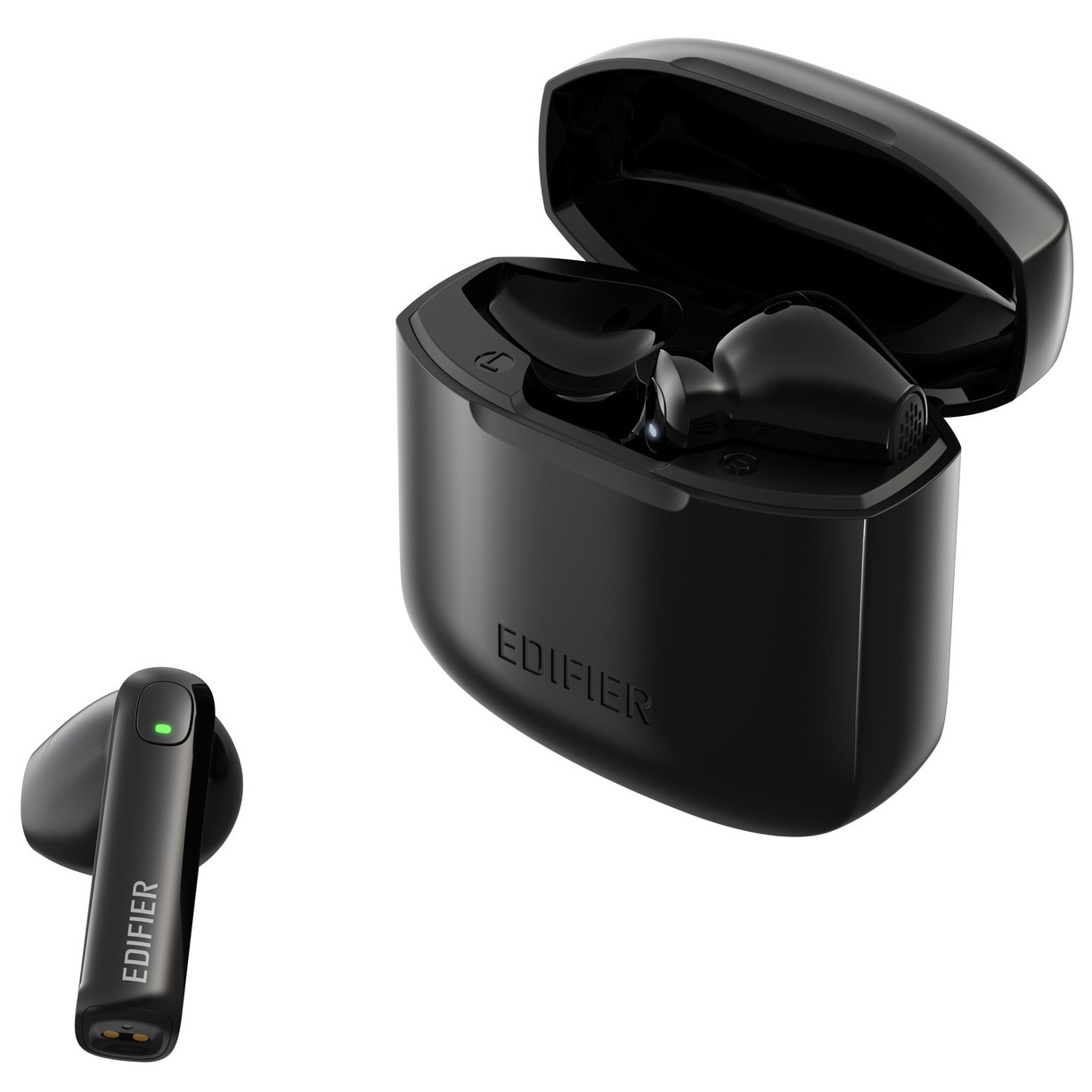 Casti wireless, Edifier, W200T Mini, Negru, TWS, In-Ear, Bluetooth 5.1 ...