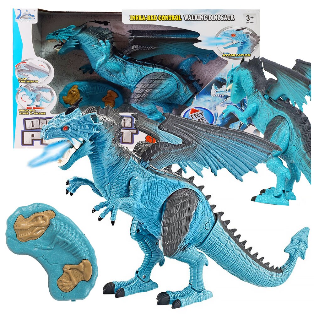 Dragon interactiv, Telecomanda, LED, Efect vapori apa rece, 3 Ani+ ...