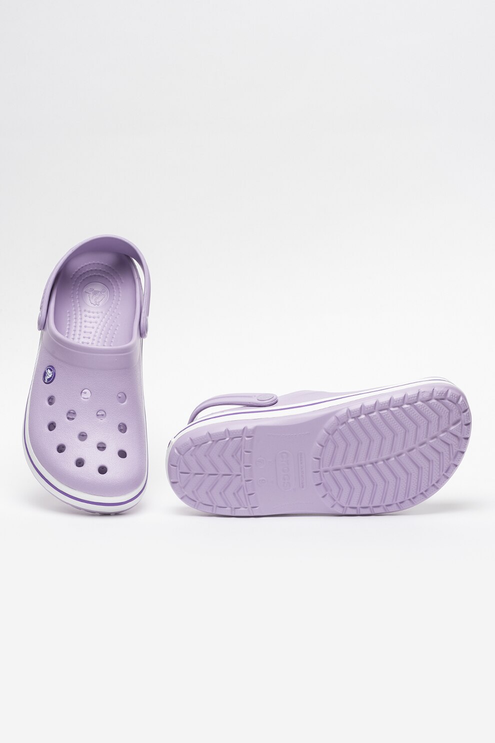 Crocs, Saboti slingback unisex relaxed fit Crocband, Lila, 37-38 - eMAG.ro