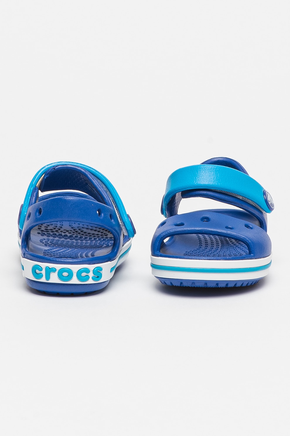 Crocs, Sandale cu velcro Crocband™, Indigo, 32-33 EU - eMAG.ro