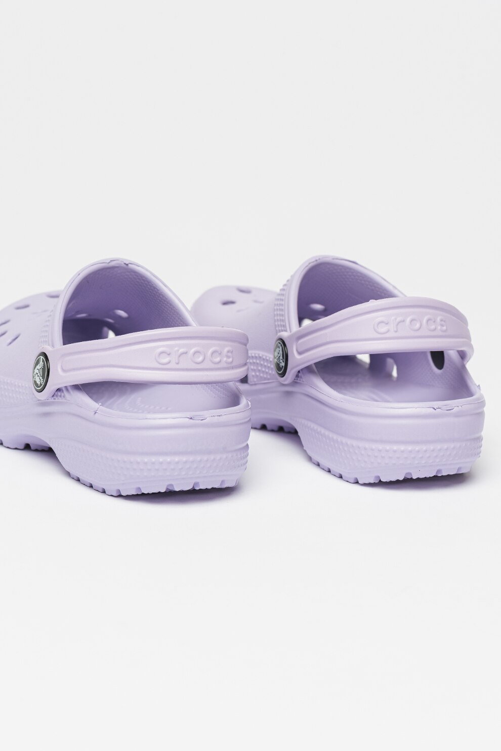Crocs, Saboti slingback cu perforatii Classic, Lila, 32-33 EU - eMAG.ro