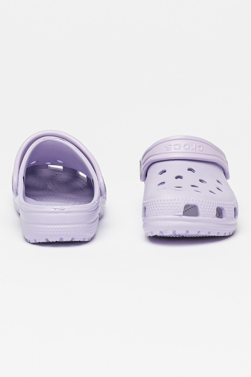 Crocs, Saboti slingback cu perforatii Classic, Lila, 32-33 EU - eMAG.ro