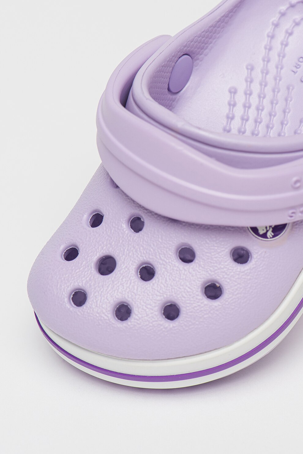 Crocs, Saboti slingback convertibili cu dunga contrastanta Crocband ...
