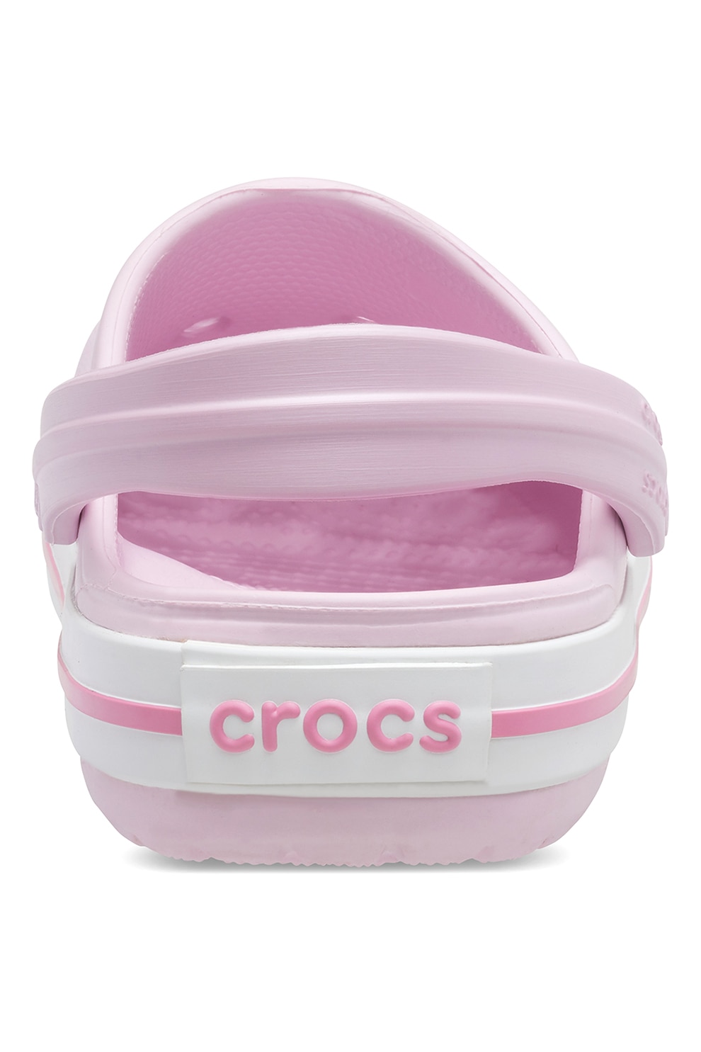 Crocs, Saboti slingback cu model uni, Roz pal, 34-35 EU - eMAG.ro