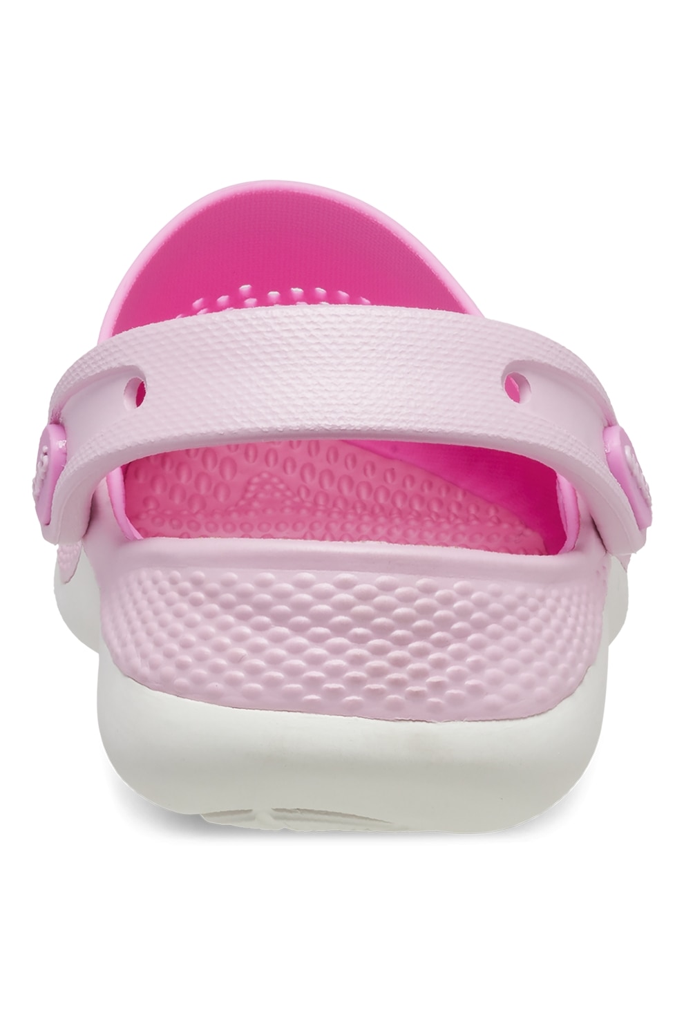 Crocs, Saboti slingback de cauciuc, Alb, Roz deschis, 33-34 EU - eMAG.ro