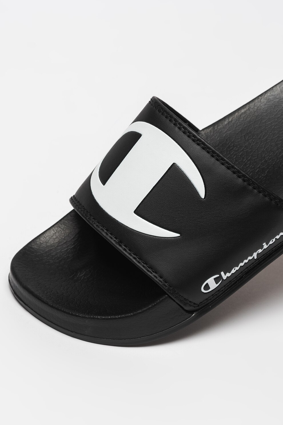 Champion, Papuci cu logo Bruny, Negru, 44 - eMAG.ro
